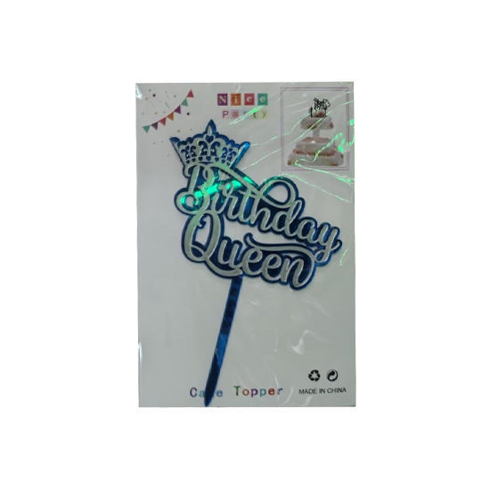 AFC Trading. Birthday Queen cake topper