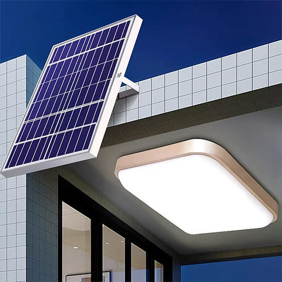AFC Trading. Solar Square Ceiling Light W/Remote Control - 100W (White ...
