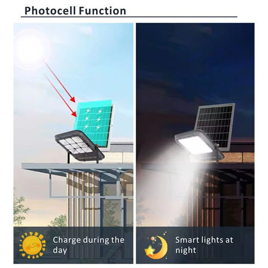AFC Trading. Solar Floodlight W/Remote Control 400W