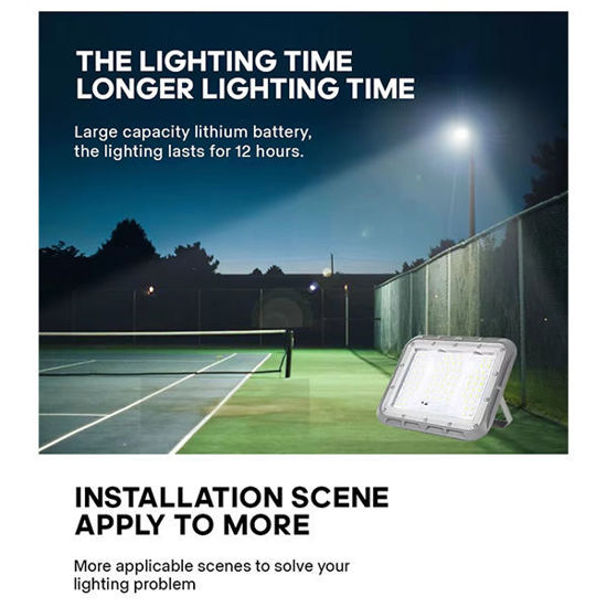 AFC Trading. Solar Floodlight W/Remote Control 300W