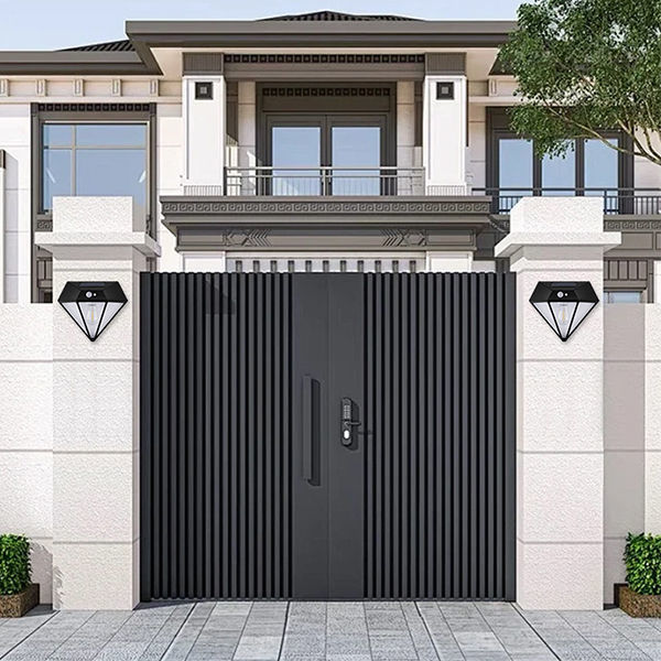 AFC Trading. Solar Diamond Shape Wall Lamp