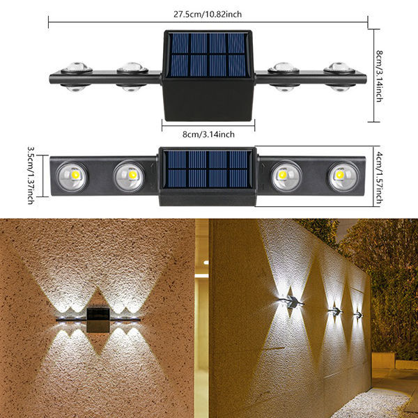 AFC Trading. Solar Detachable Up Down Wall Light
