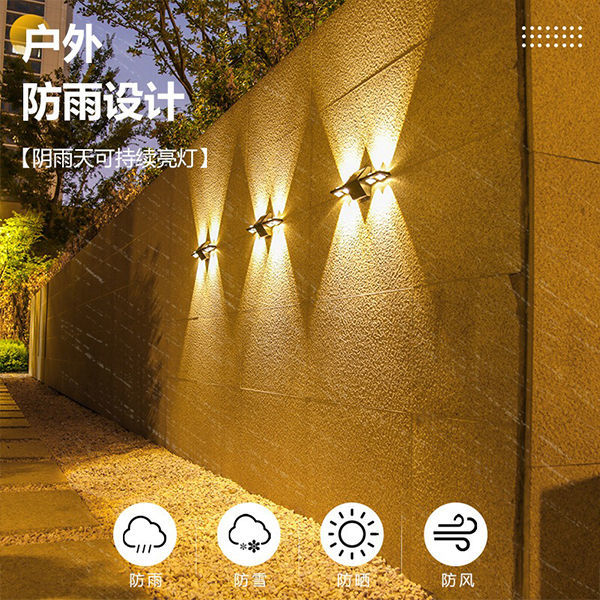 AFC Trading. Solar Detachable Up Down Wall Light